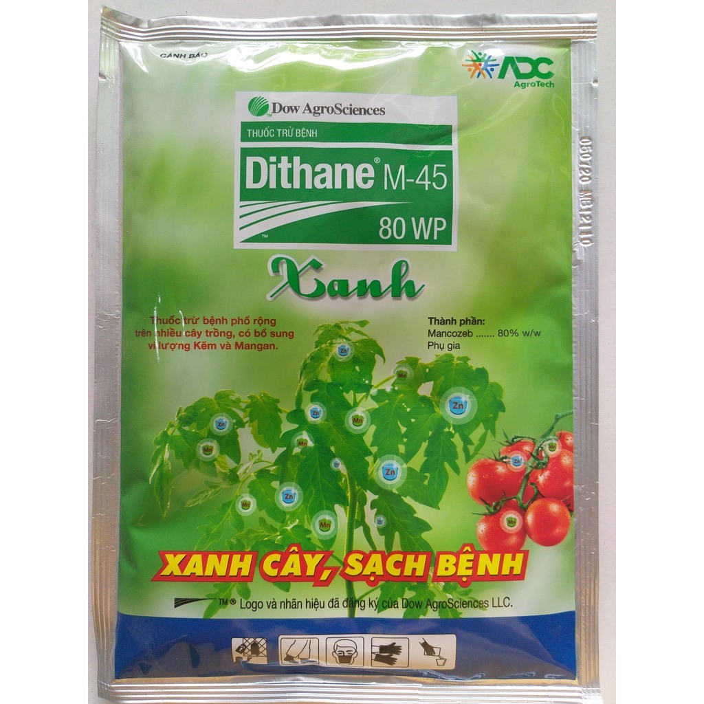 Thuốc trừ bệnh cây trồng Dithane M-45 80WP - 100gr | Shopee Việt Nam