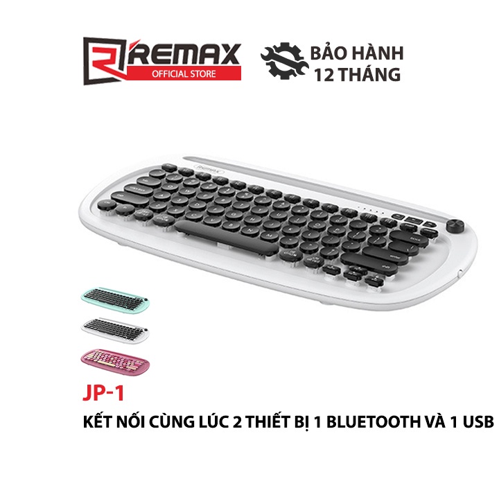 Bàn Phím Không Dây Remax JP-1 tích hợp khe để điện thoại, máy tính bảng ...