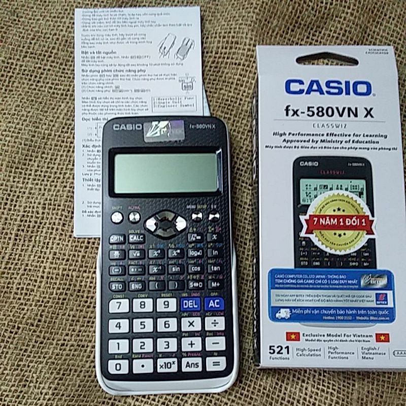 Máy tính Casio fx-580VN X | Shopee Việt Nam