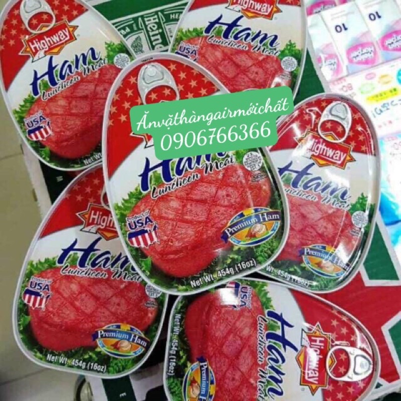 [HỘP LỚN DATE 03/2028]Thịt Hộp Ham Highway Mỹ Hộp 454 Gram | Shopee ...
