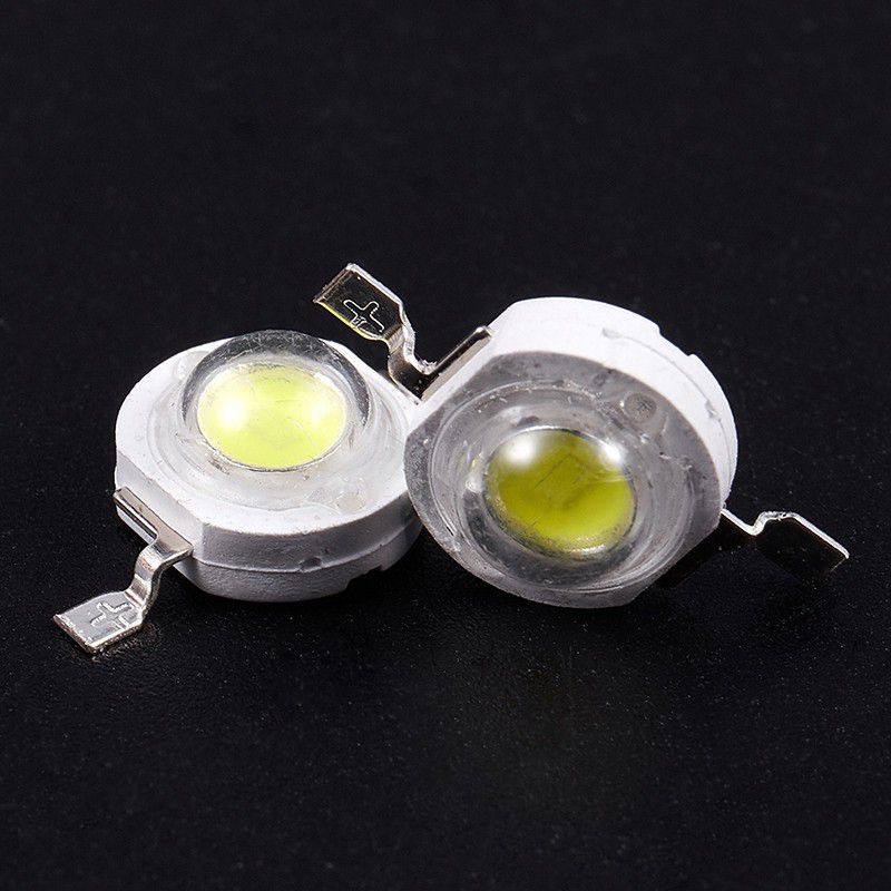 sét 5 chíp Led 2 Pin 3W White LED Bead Emitters 170-190Lm 6000K ...