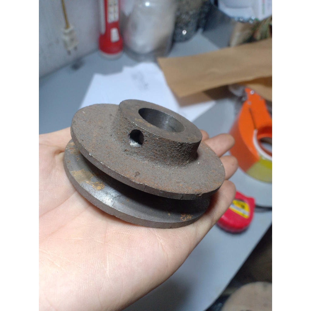 PULY gang 1 rãnh thăng bảng A đường kính ngoài 80mm. đường kính trục ...