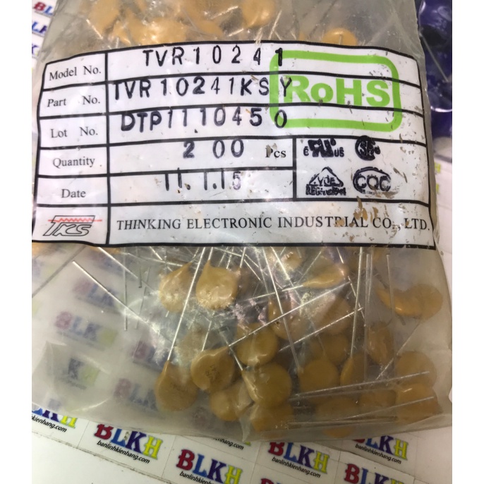 COMBO 10 CON Tụ bảo vệ 100V 100V TVR 10241 TVR10241 mới chính hãng ...