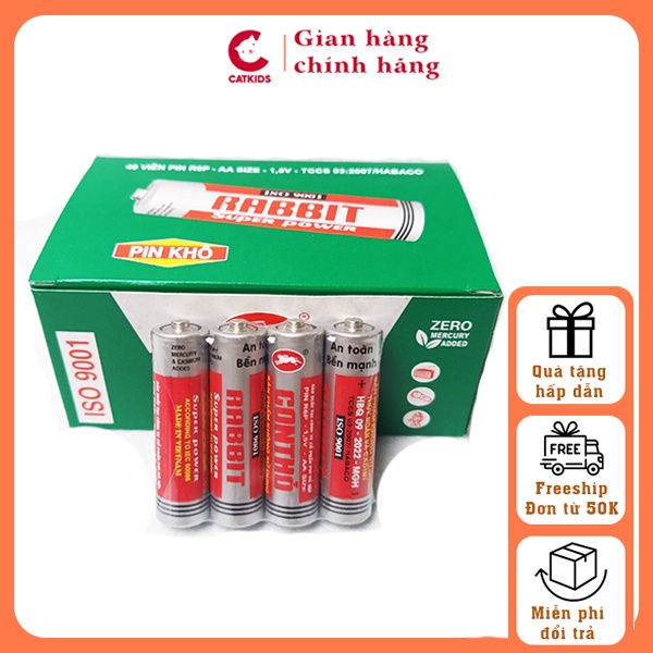 Pin Con Thỏ, Pin tiểu AA thông dụng hàng công ty an toàn tuyệt đối (sỉ ...