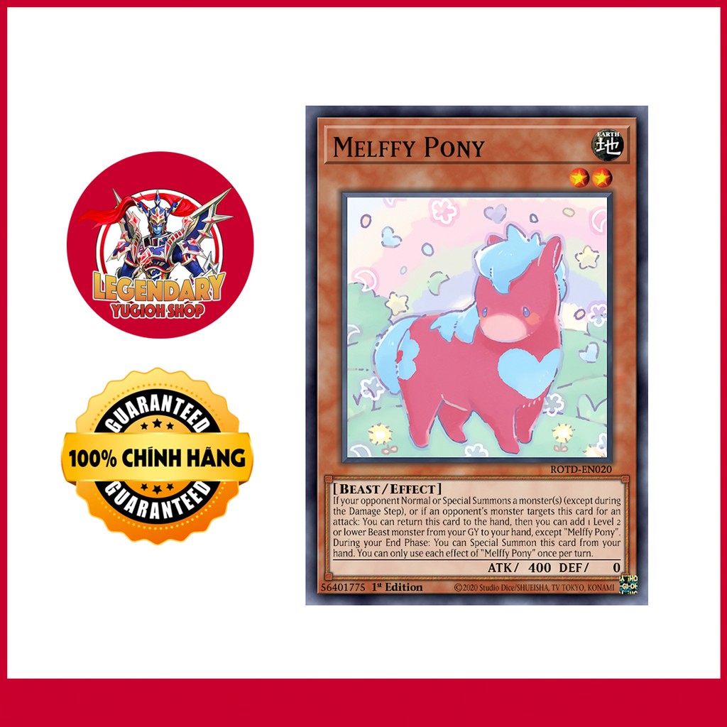 [Thẻ Bài Yugioh Chính Hãng] Melffy Pony | Shopee Việt Nam