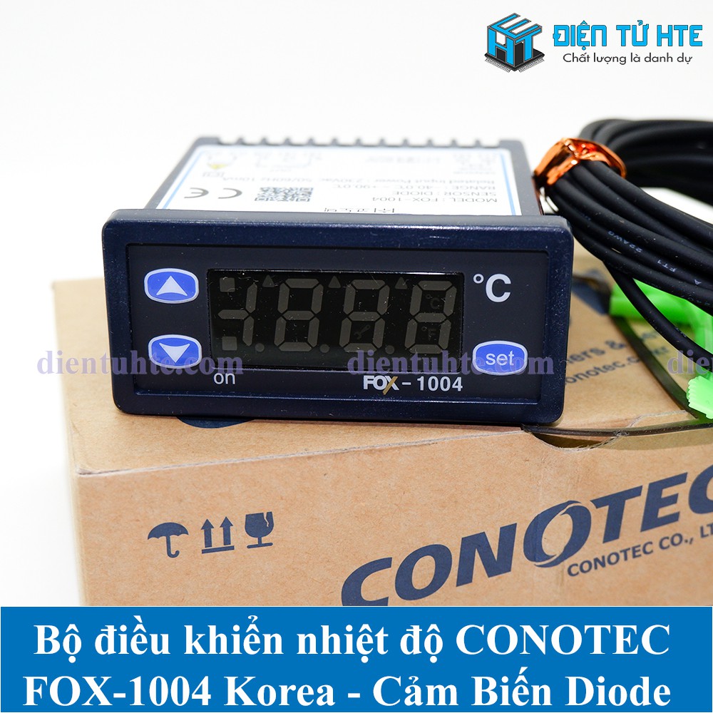 Bộ điều khiển nhiệt độ CONOTEC FOX-1004 Sensor Diode 230VAC [HTE Quy Nhơn CN2] | Shopee Việt Nam