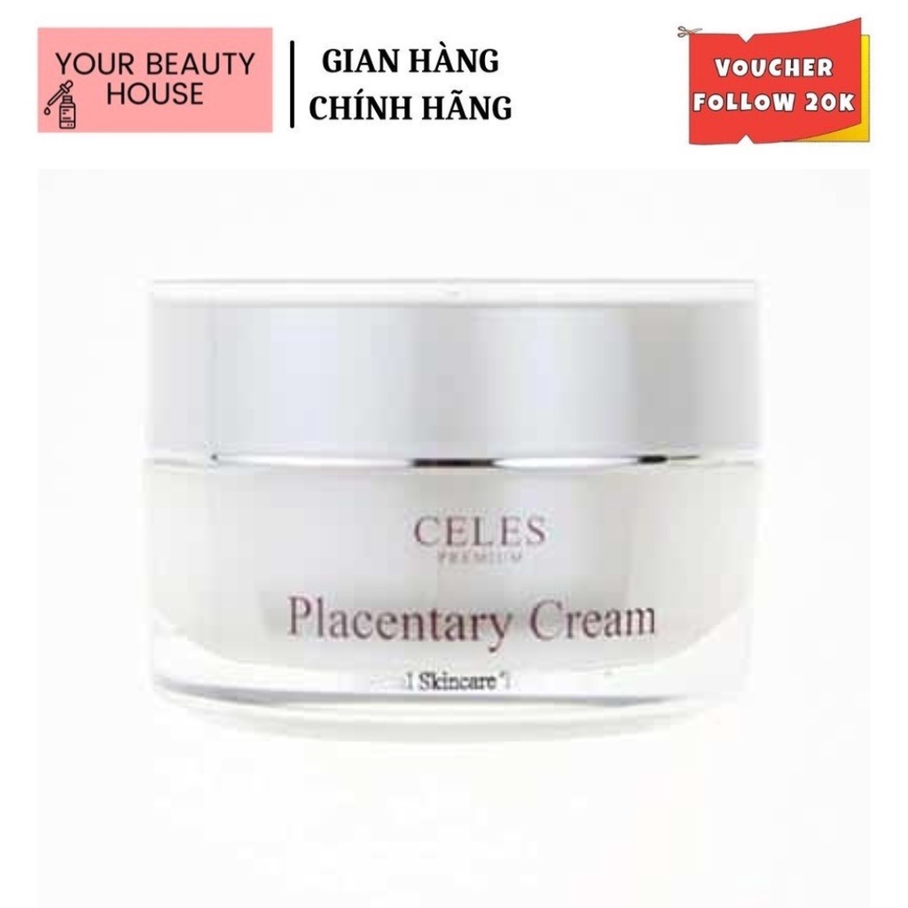 [CELES] Kem dưỡng trắng da mờ nám Placentary Cream 50ml Date 08/05/2025 | Shopee Việt Nam