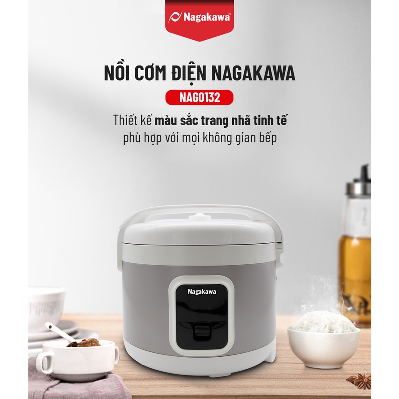 NỒI CƠM ĐIỆN 1,8L NAGAKAWA NAG0132 | Shopee Việt Nam