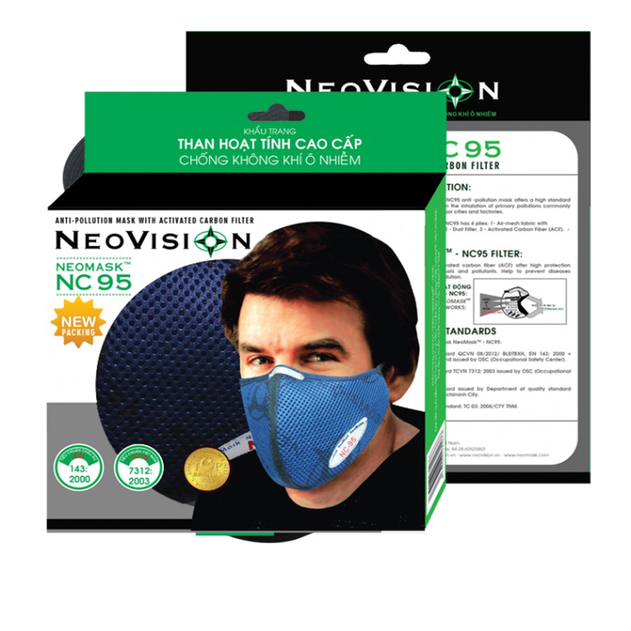 Khẩu Trang NeoMask NC95, VC65, RE5 Than Hoạt Tính Cao Cấp Chống Không ...