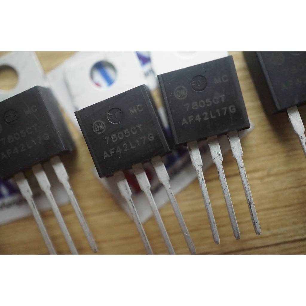 IC nguồn 7805CT 7805 MC7805 TO-220 chính hãng ON | Shopee Việt Nam