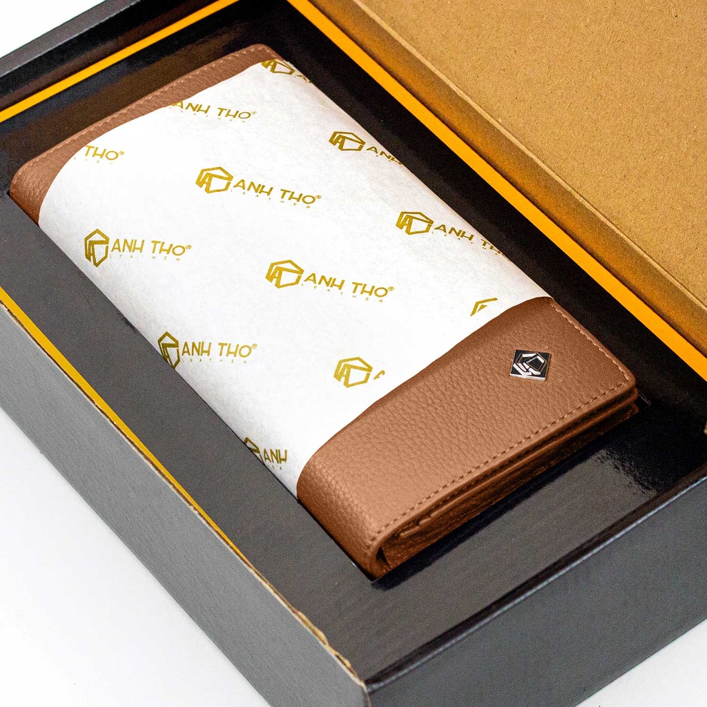 Ví dài VICTOR - Da bò hạt cao cấp | Anh Tho Leather | Shopee Việt Nam