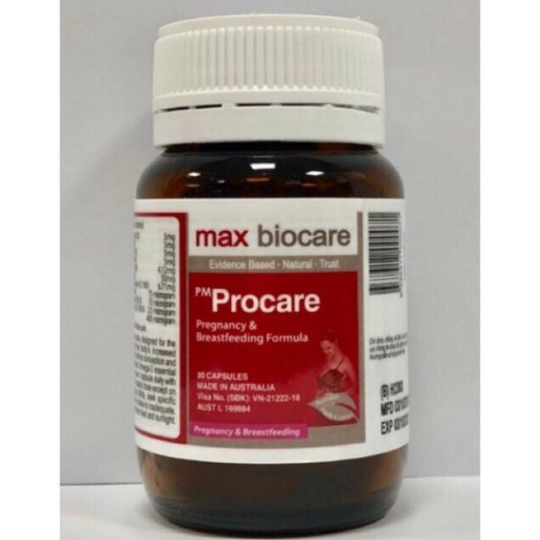 [chính hãng] PM Procare bổ sung vitamin cho bà bầu và cho con bú ...