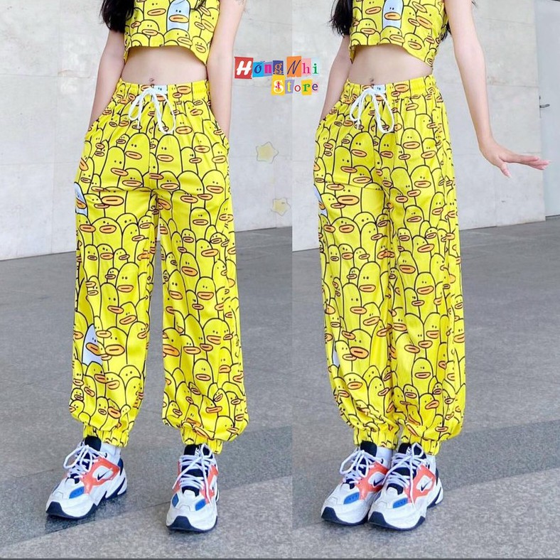 Quần Hoạt Hình Dài Ống Rộng Cartoon Pant V2 Oversize Ulzzang Unisex