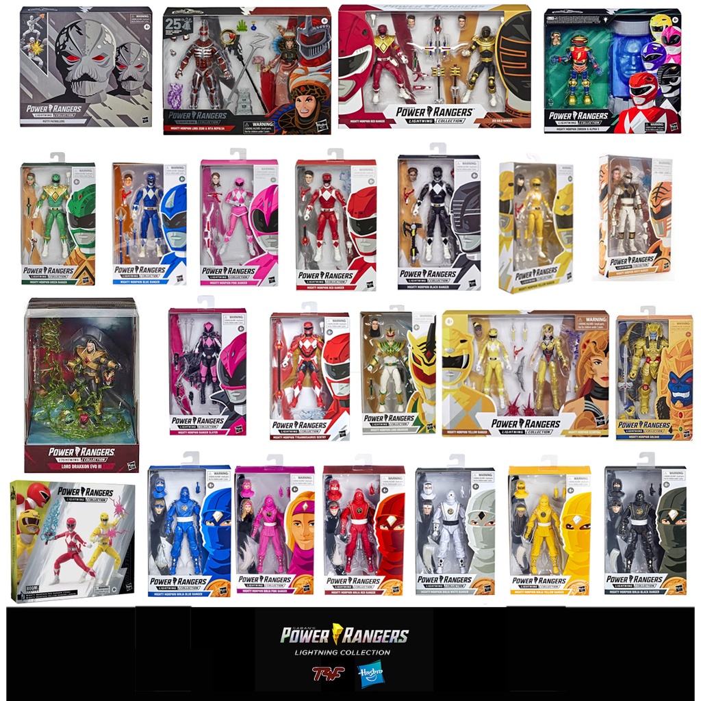 Mô hình Hasbro Mighty Morphin ranger lightning collection MMPR ...