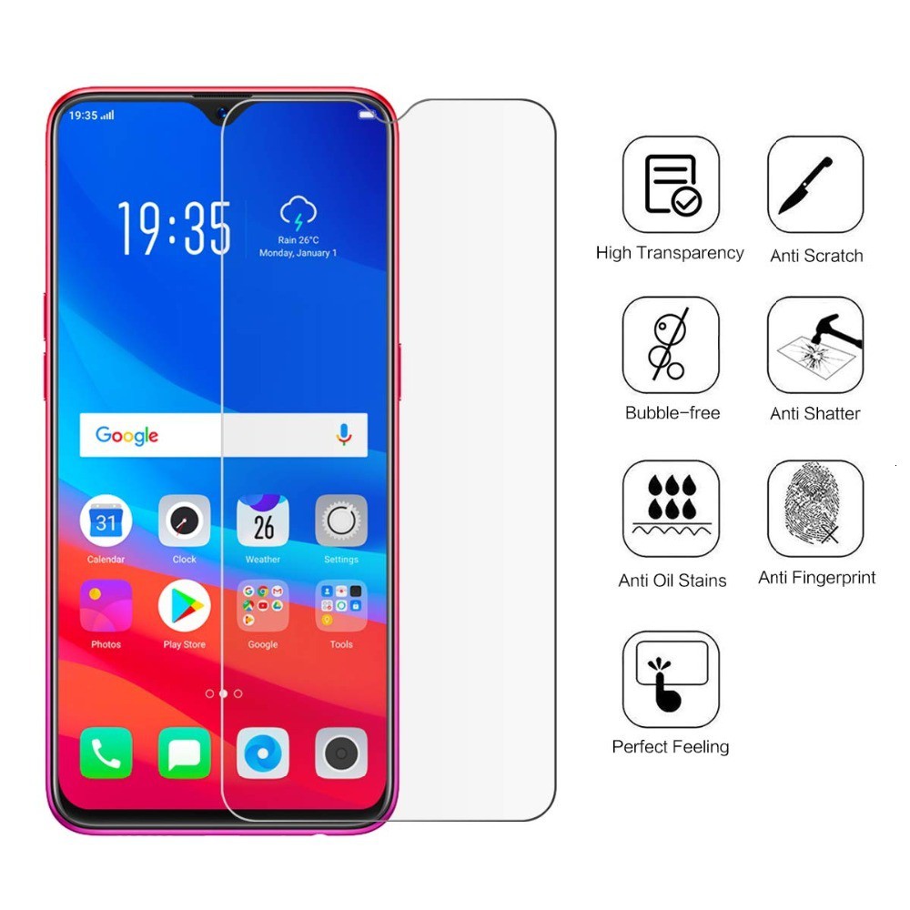 Kính cường lực bảo vệ màn hình cho OPPO R7 R9 R11 R15 R17 R7s R9s R11s ...