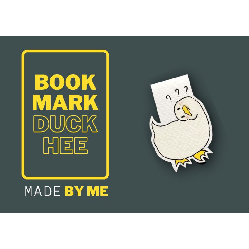 SET 2 BOOKMARK NAM CHÂM HÌNH VỊT DUCK HEE KHUM HỈU GÌ | Shopee Việt Nam