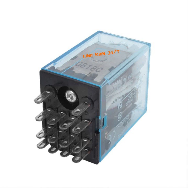 Relay Trung Gian MY4N-J Relay Kính 12V/24V/220V 5A 220VAC 14 Chân | Shopee Việt Nam