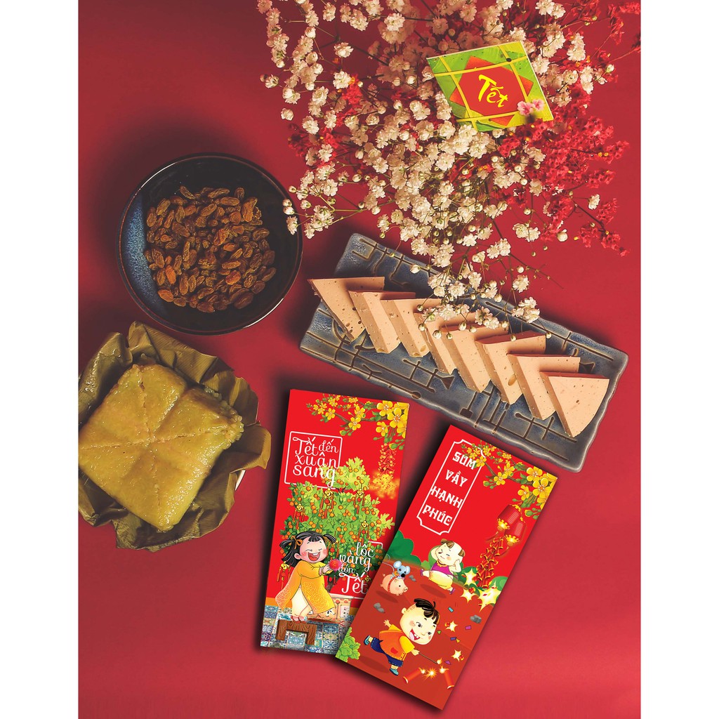 Bộ 100 Lì Xì Tết Đoàn Viên ( Chia Đều Các Mẫu ) | Shopee Việt Nam