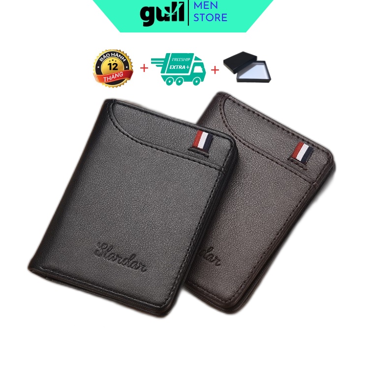 Ví nam mini siêu mỏng Sladar, bóp da nam kiểu dáng thanh lịch hiện đại ...