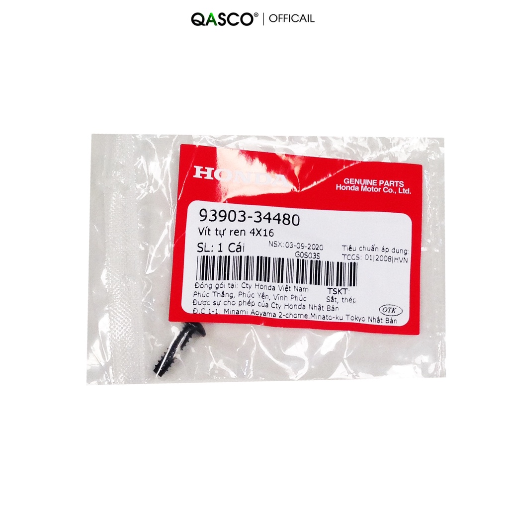 Vít tự ren HONDA 4x16 QA(9390334480) _( 1356) | Shopee Việt Nam