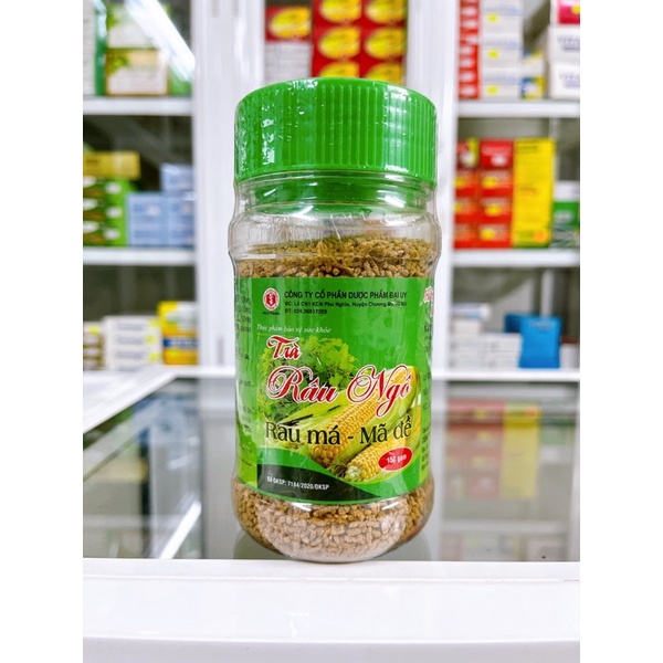 [Chính hãng] Trà Râu Ngô-Rau Má-Mã Đề giúp mát gan lợi tiểu (Lọ 150g) | Shopee Việt Nam