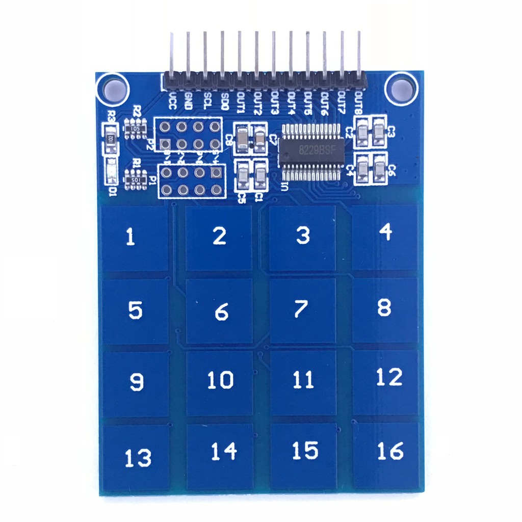Module cảm ứng điện dung 16 kênh 4x4 TTP229 -E10 | Shopee Việt Nam