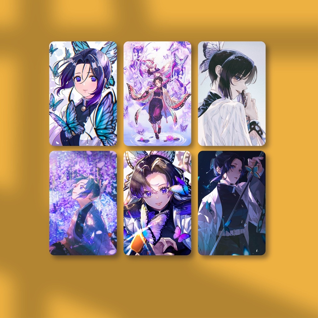 [ PHOTOCARD ] Thẻ Card Bo Góc Anime Shinobu Kocho Demon Slayer - Giấy ...