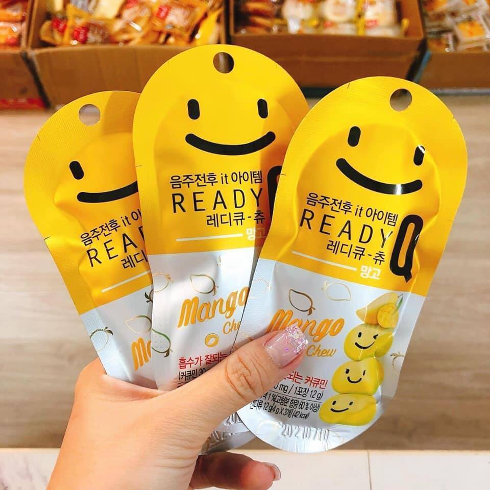 HỘP 10 GÓI - KẸO_GIẢI_RƯỢU HÀN QUỐC - Kẹo Chống Say READY Q-CHEW Hàn ...