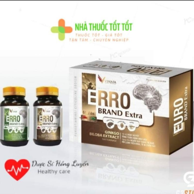 [Chính hãng] Hoạt huyết ERRO BRAIN Extra | Shopee Việt Nam
