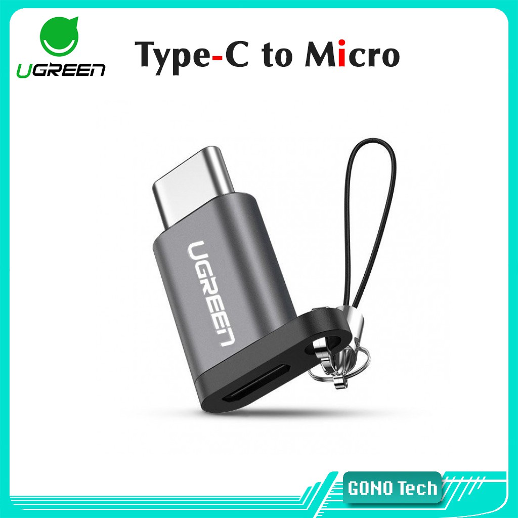 Đầu chuyển USB C to Micro USB Ugreen 40945 US189 Vỏ Nhôm | Shopee Việt Nam