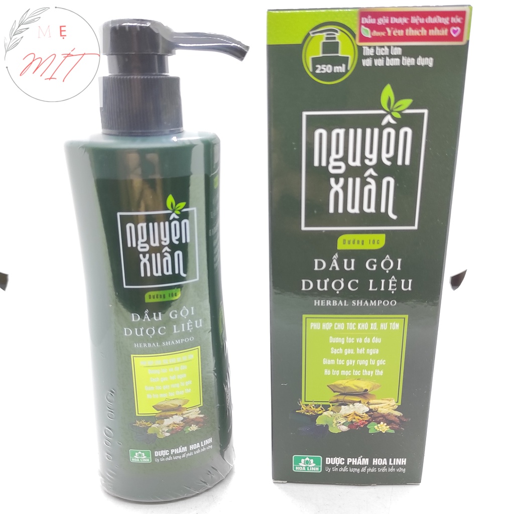 Dầu Gội Dược Liệu Nguyên Xuân Dưỡng Tóc - Herbal Shampoo Hoa Linh dưỡng ...