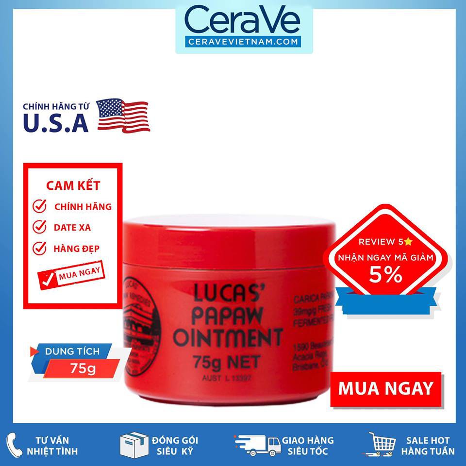Kem đa năng Lucas Papaw Ointment (75g) | Shopee Việt Nam