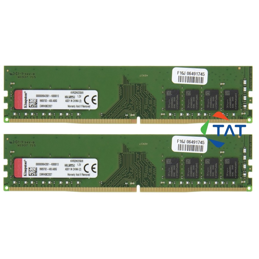 Ram Desktop PC Kingston 16GB 8GB DDR4 3200MHz 2666MHz 2400MHz 2133MHz ...
