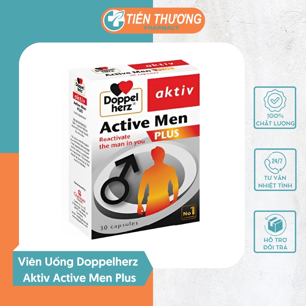 Viên Uống Doppelherz Aktiv Active Men Plus Bổ Sung Dưỡng Chất Tăng ...