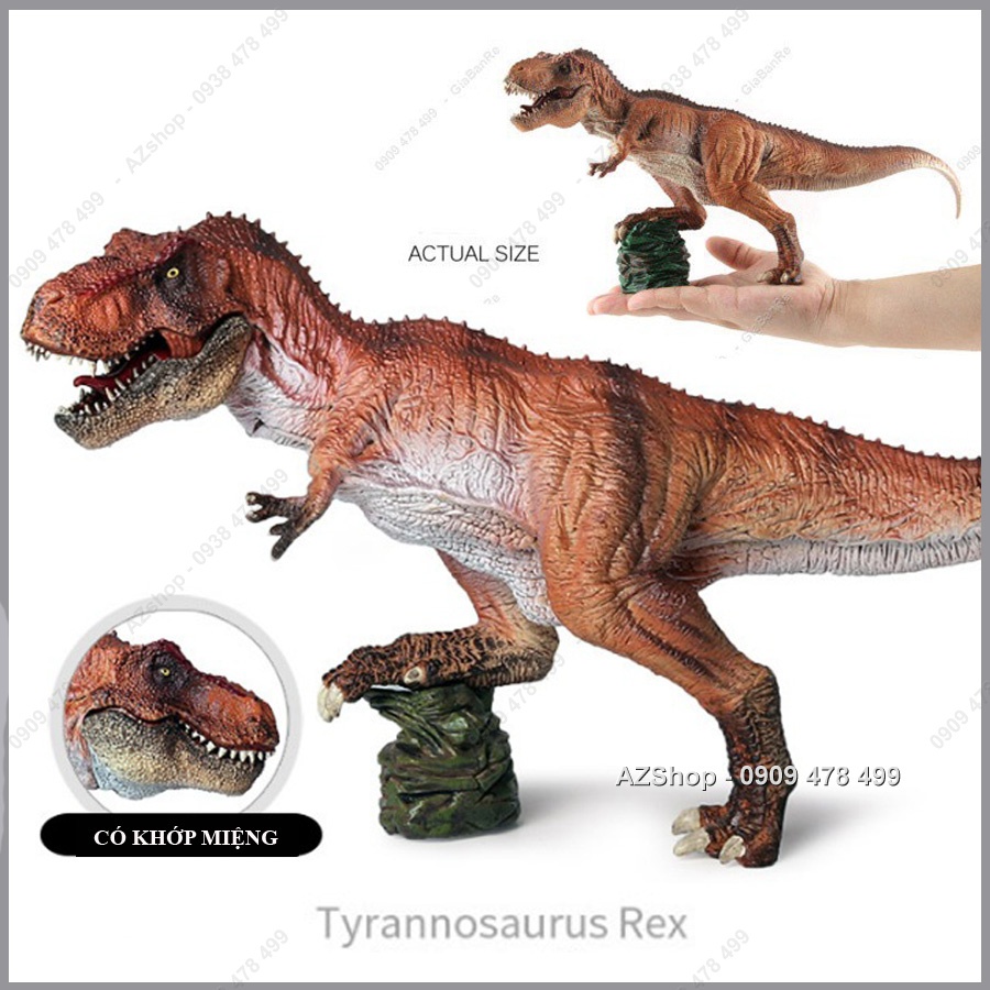 Mô Hình Khủng Long Bạo Chúa T-Rex Tyranosaurus Đạp Chân Size Lớn - 7730 ...