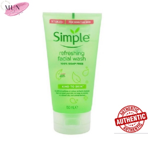 Sữa rửa mặt Simple Kind To Skin Refreshing Facial Wash Gel 150ml (SRM ...