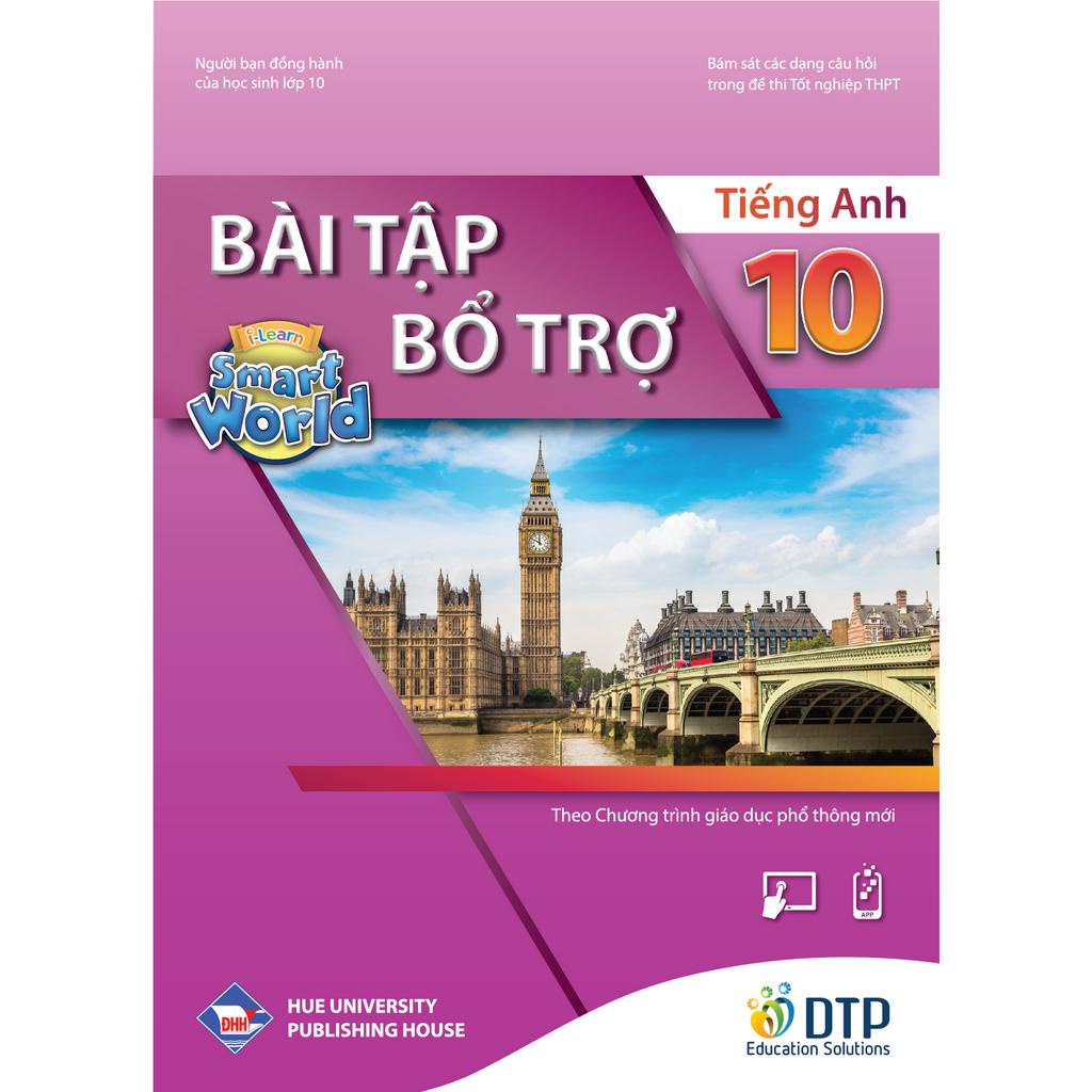 Sách - DTPbooks - Bài tập bổ trợ Tiếng Anh 10 i-Learn Smart World | Shopee Việt Nam