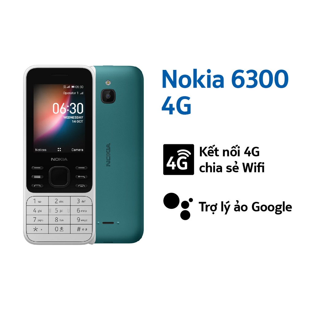 Điện thoại di động Nokia 6300 4G Dual Sim (2020) - Hàng Chính Hãng | Shopee Việt Nam