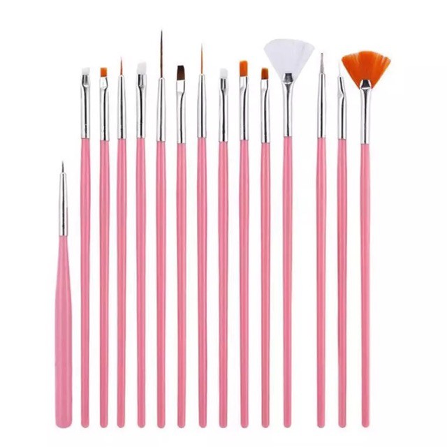 Bộ 15 cây bút vẽ cọ trang điệm | Shopee Việt Nam
