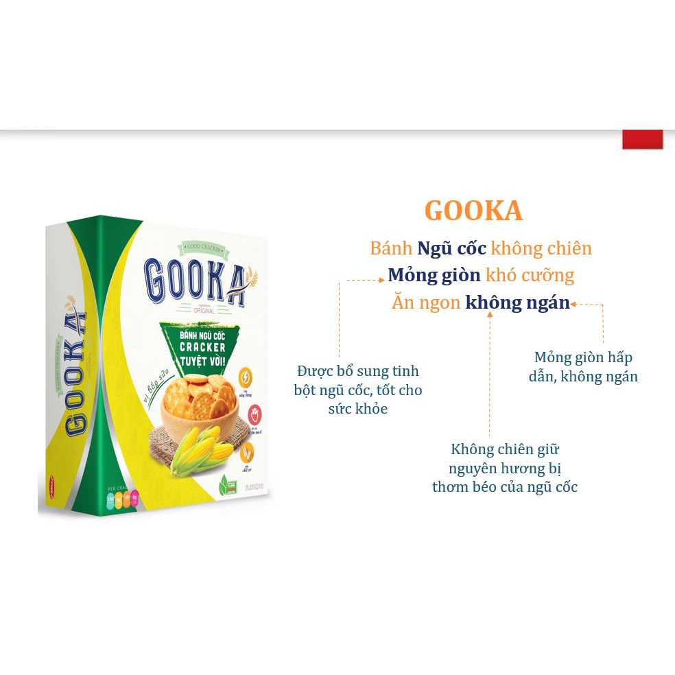 Bánh Gooka Cracker Ngũ Cốc Khoai Tây Bibica 160g | Shopee Việt Nam