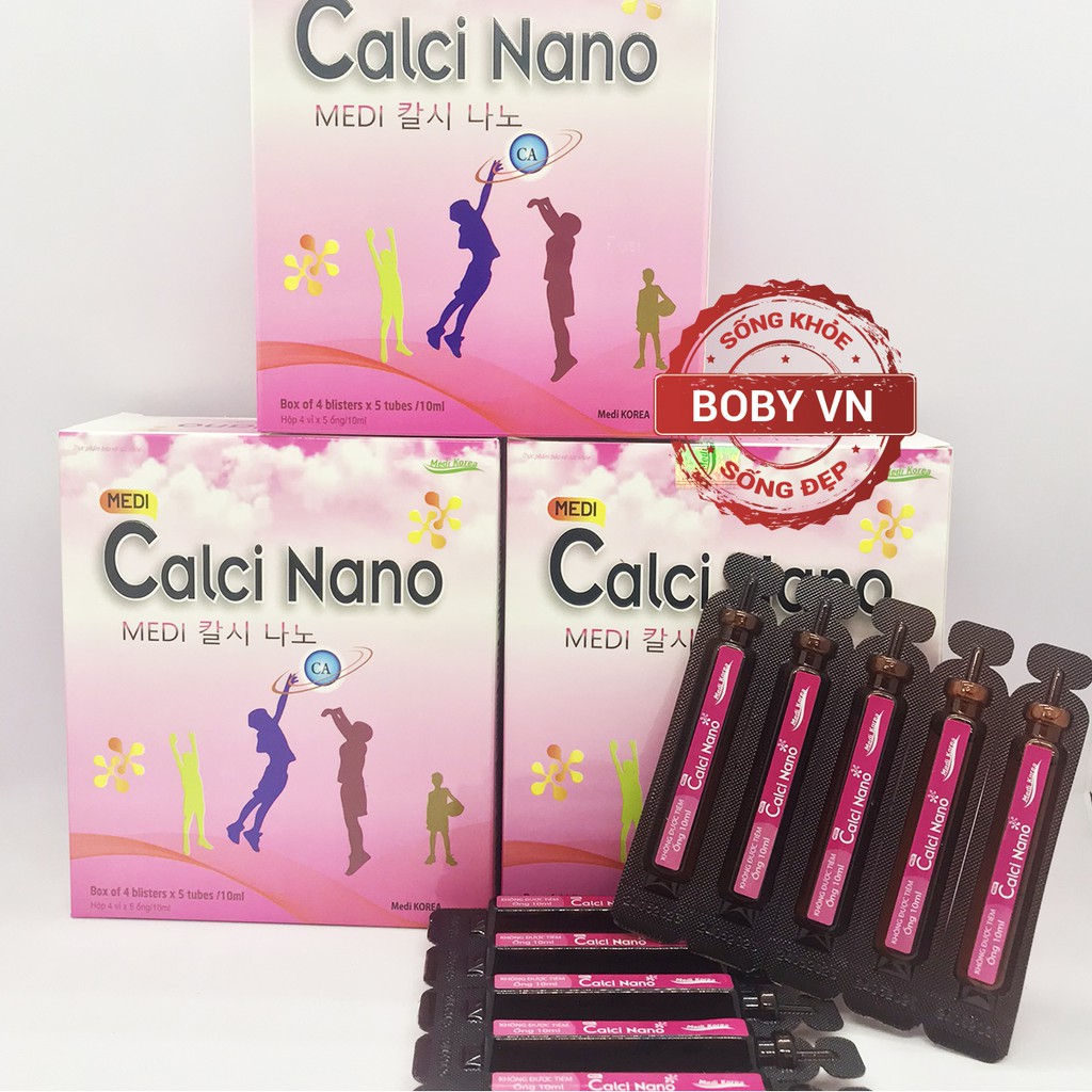 Canxi ống Medi Calci Nano bổ sung canxi cho cả trẻ em và người lớn | Shopee Việt Nam