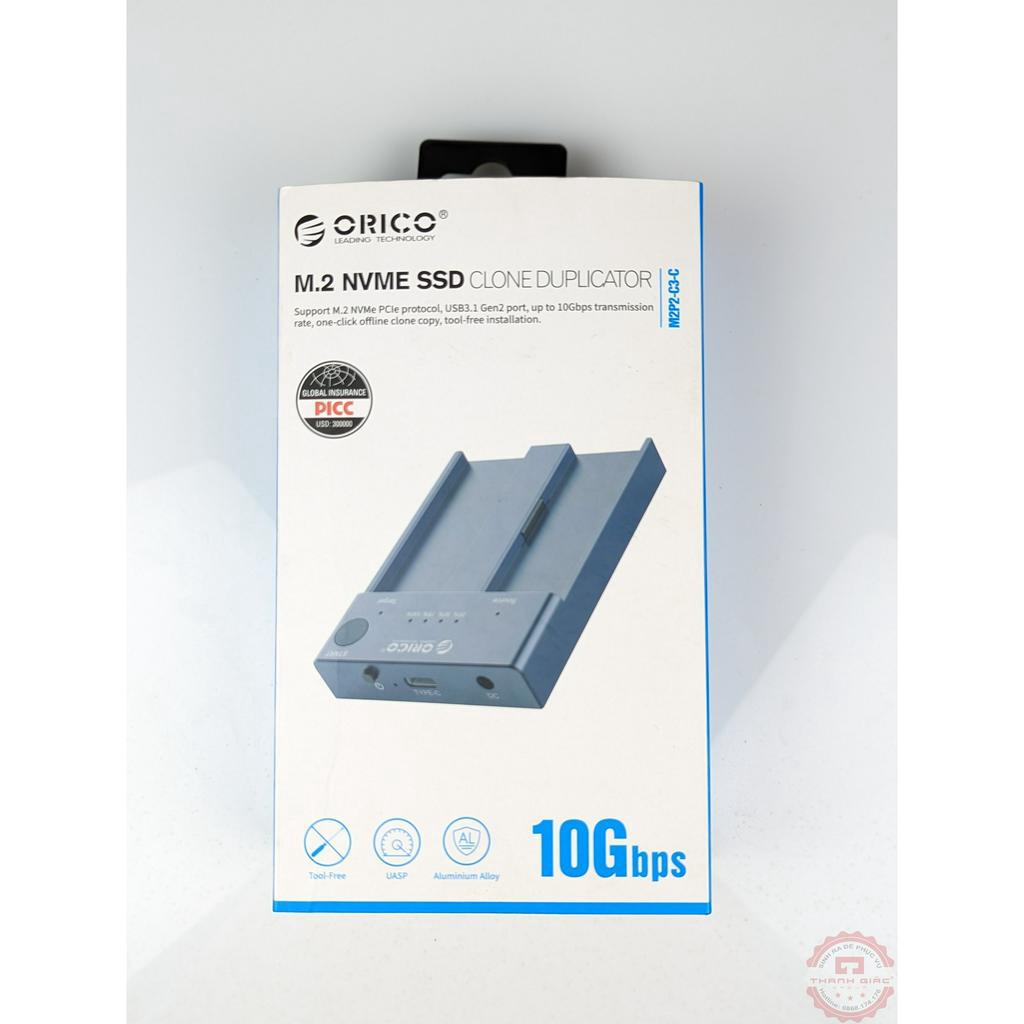 Dock Nhân Bản Ổ Cứng SSD M2 NVMe ORICO-M2P2-C3-C Sao Chép Dữ Liệu Không Cần Máy Tính | Shopee ...