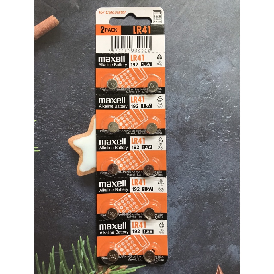Pin Maxell LR41 AG3 G3 Chính Hãng (Dùng Cho Máy Tính - GIÁ 1 VIÊN) | Shopee Việt Nam