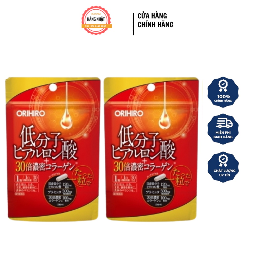 Viên Uống Collagen Cấp Nước Orihiro 30 Viên | Shopee Việt Nam