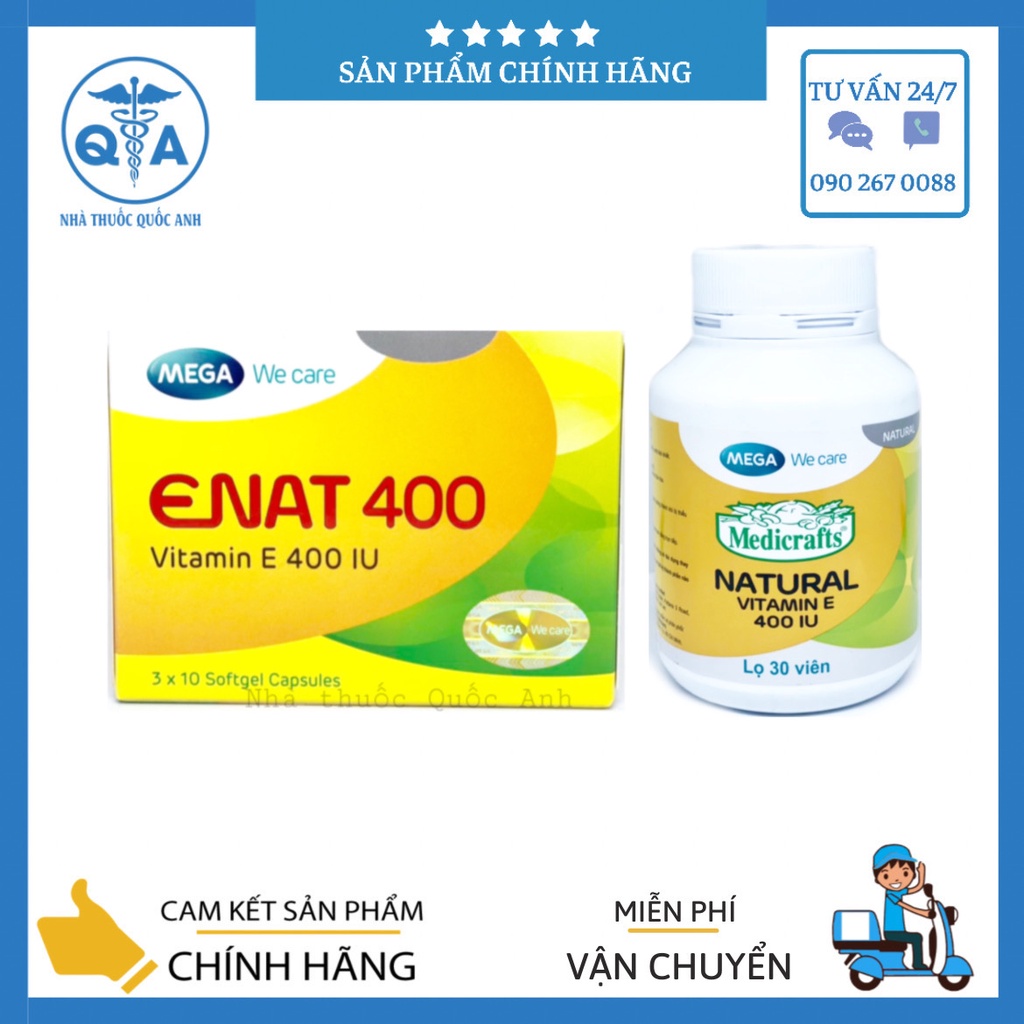 Viên Uống bổ sung Vitamin E Mega We Care Medicrafts Natural Vitamin E ...