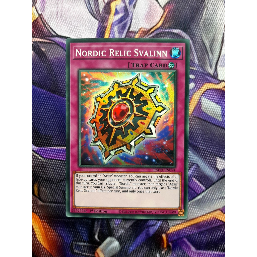 [ ĐỖ LẠC SHOP ] Thẻ Bài Yugioh Trap Nordic Relic Svalinn - BACH-EN074 ...