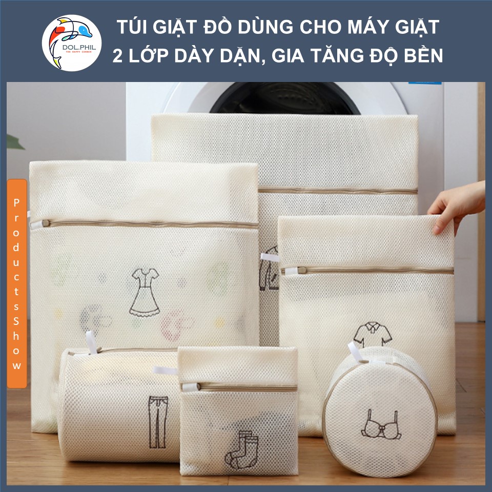 Lưới Giặt Đồ Máy Giặt Dol.phil Store Túi Đựng Đồ Lót Cao Cấp 2 Lớp Có ...