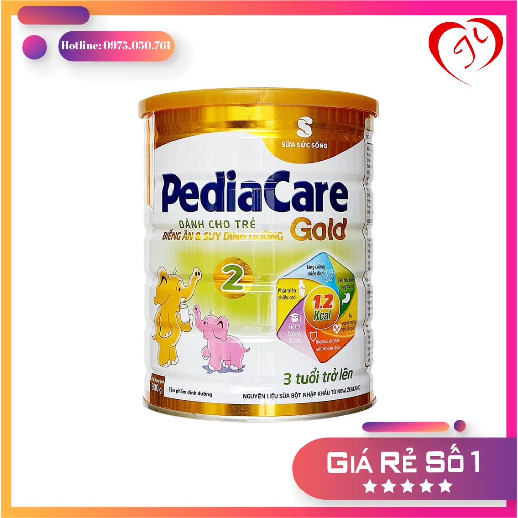 Sữa PediaCare Gold số 2 hộp 900g | Shopee Việt Nam