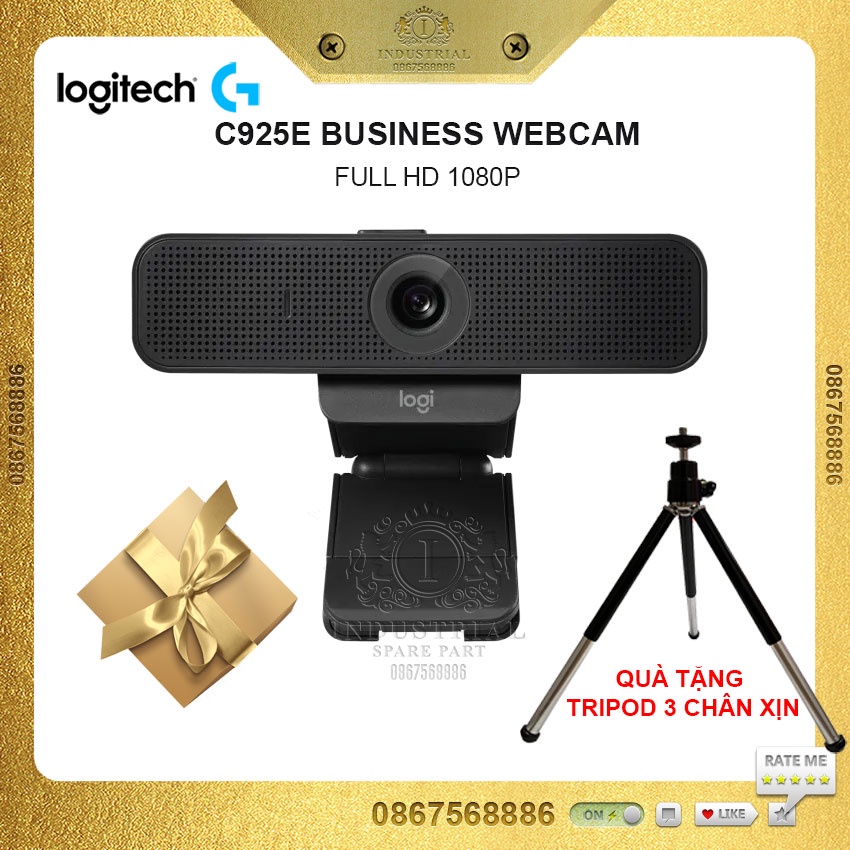 Webcam logitech C925e full HD1080P 30fps dành cho doanh nghiệp hàng ...