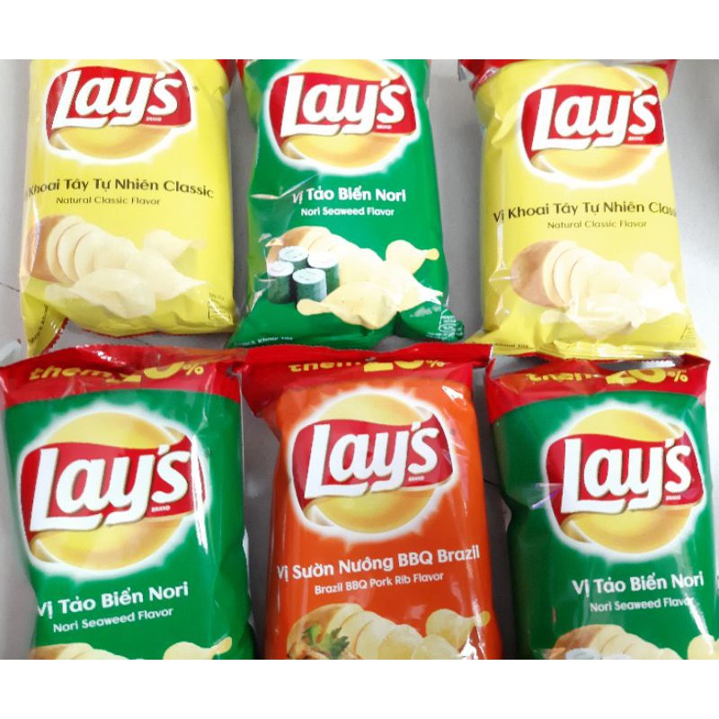 Combo 5 gói snack khoai tây Lay's 30g | Shopee Việt Nam